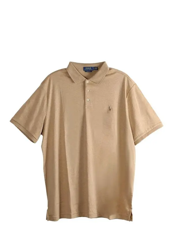 Polo Ralph Lauren Classic Fit Short Sleeve Soft Touch Polo - Classic Camel Heather