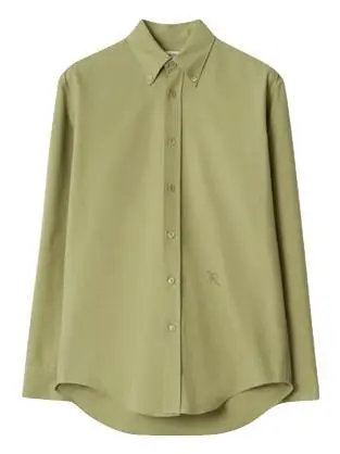 Burberry Cotton Oxford Shirt - Hunter