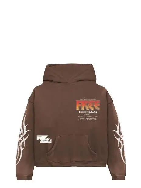 FREE REFILLS Kiss Hoodie - Brown
