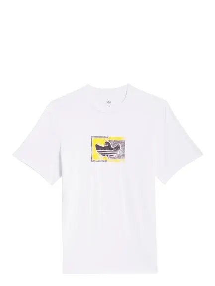 Adidas Shmoohaus Tee Shirt - White Aurora Black