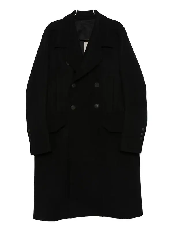 Rick Owens Officer Coat - Black