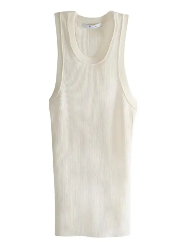 Givenchy Ribbed Tank Top - Ivory