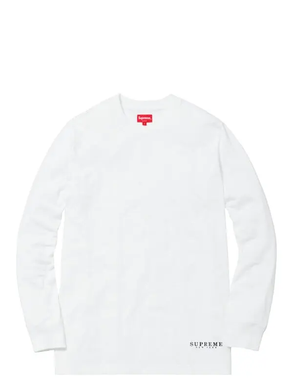 Supreme Department Long Sleeve Tee Shirt - White