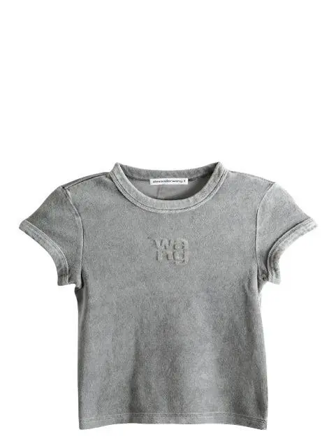 Alexander Wang Baby Ringer Tee Shirt - Washed Alloy