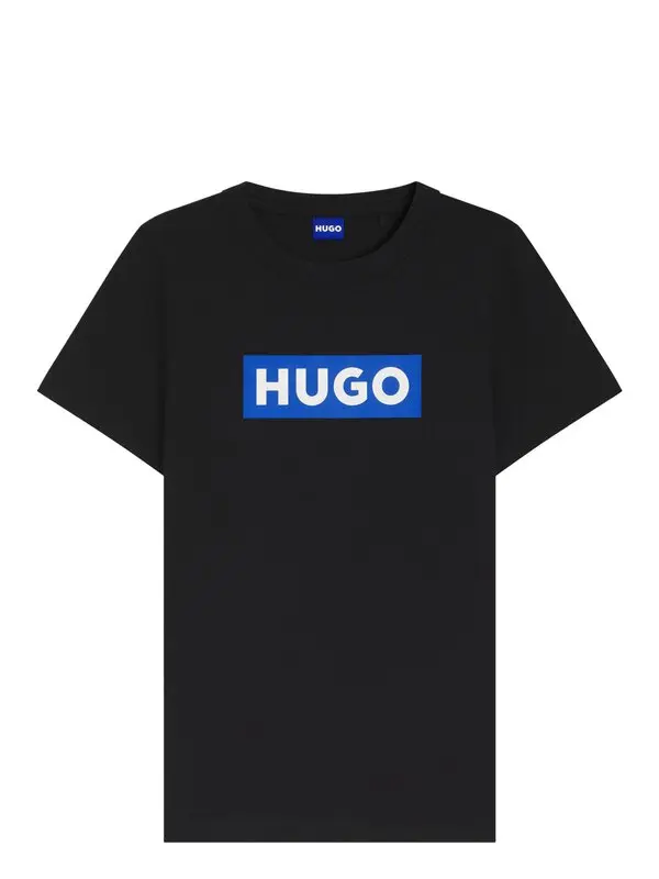 Hugo Slim-fit T-shirt With Logo - Black