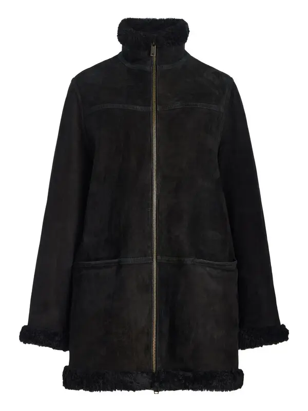 Simkhai Amaris Suede Jacket - Black