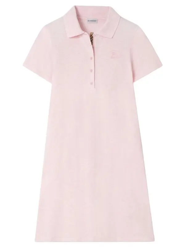 Burberry Cotton Polo Shirt Dress - Mallow Pink