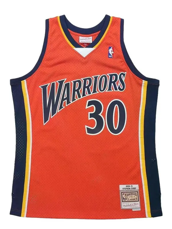 Mitchell & Ness Nba Stephen Curry Jersey - Orange