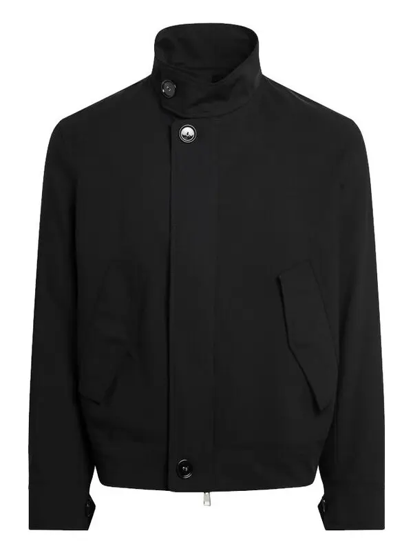 Ami Zip-up Wool Jacket - Black