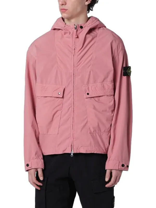 Stone Island Light Compact Touch Poly-tc Jacket - Pink