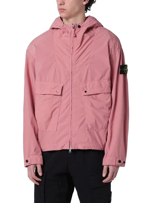 Stone Island Light Compact Poly-tc Jacket - Pink