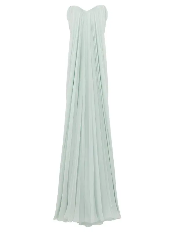 Alexander McQueen Bustier Evening Dress - Glass