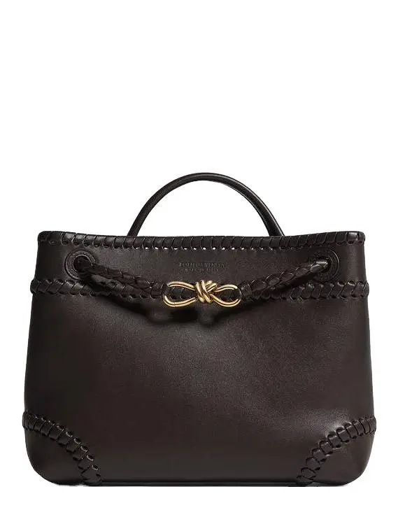 Bottega Veneta Andiamo Top Handle Bag - Espresso