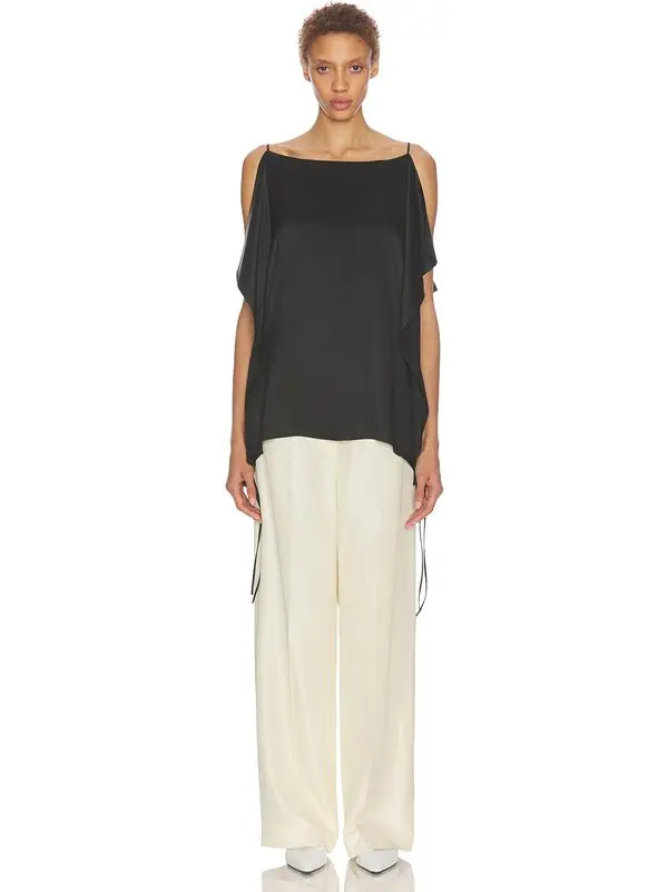 THE ROW Koray Top - Black