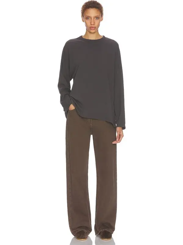 THE ROW Floris Top - Brown