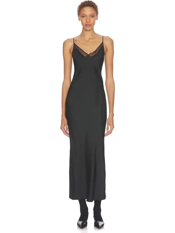 THE ROW Barina Dress - Black