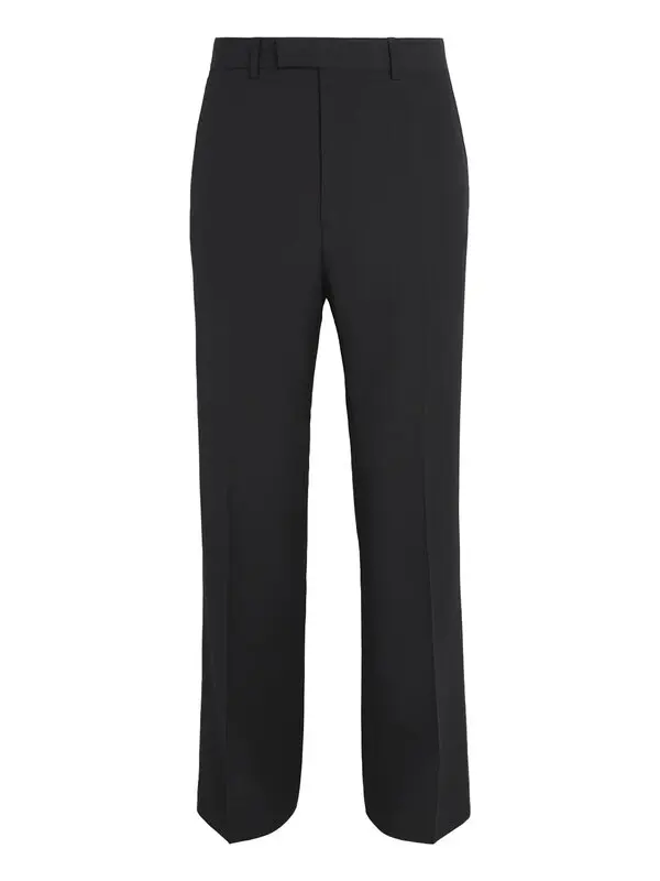 WALES BONNER Virgin Wool Alto Trousers - Black