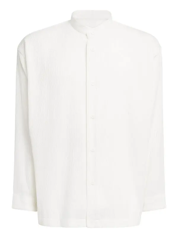 Issey Miyake Pleated Shirt - White