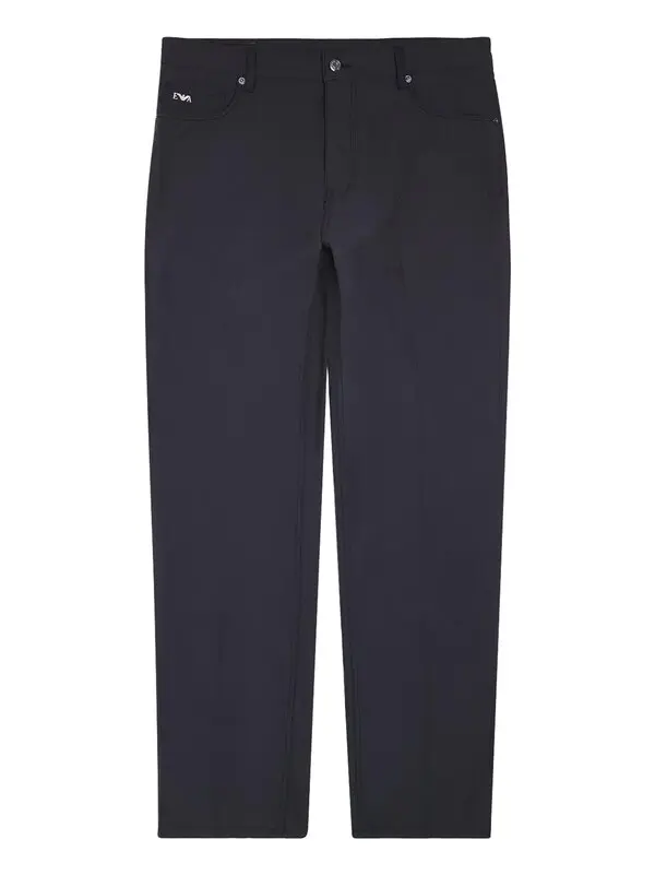 Emporio Armani Cotton Cargo Trousers - Blue