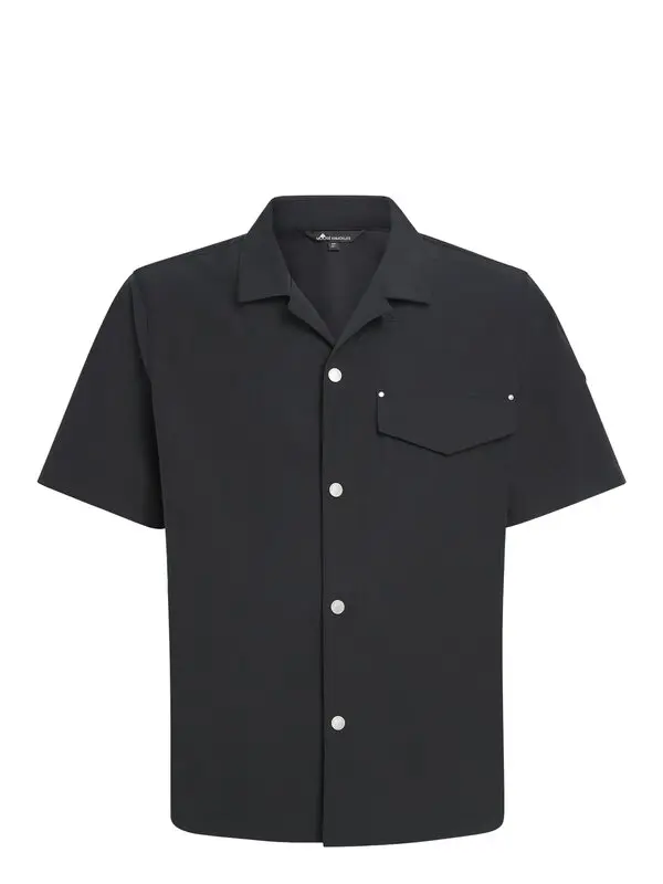 Moose Knuckles Short-sleeve Button-up Shirt - Black