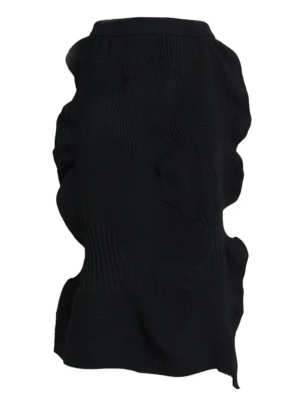 Issey Miyake Kone Kone Knit Skirt - Black