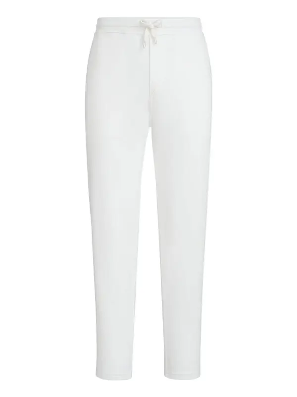 Brunello Cucinelli Cotton-blend French Terry Sweatpants - White