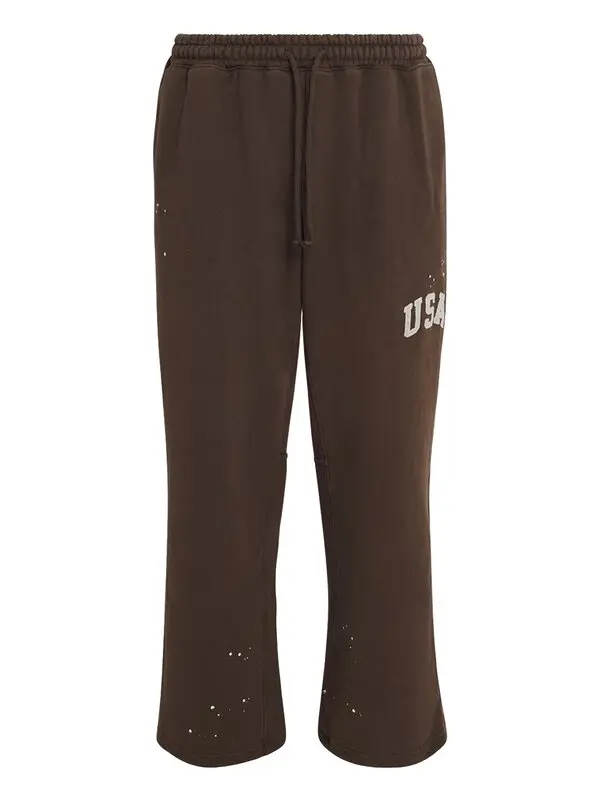 CHERRY LOS ANGELES Cotton Usa Parachute Sweatpants - Brown
