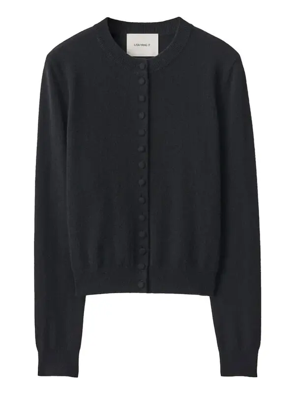 LISA YANG Wilona Cashmere Cardigan - Black