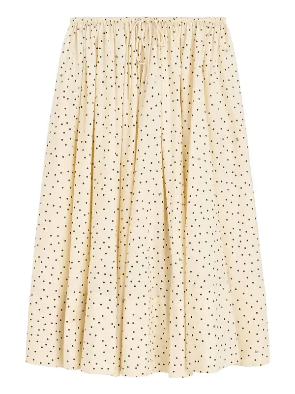 BY MALENE BIRGER Pheo Skirt - Creme,svart