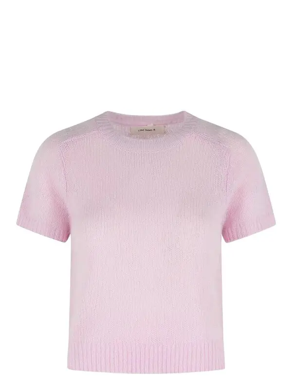 LISA YANG Siona T-shirt - Light Pink