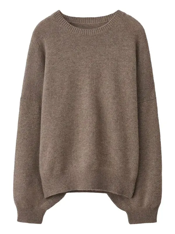 LISA YANG Veira Cashmere Sweater - Taupe