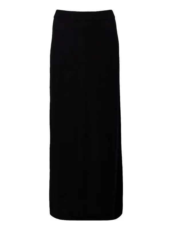 LISA YANG Charlotta Cashmere Skirt - Black