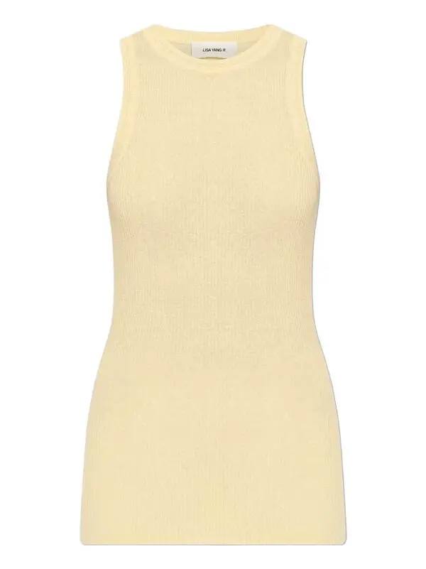 LISA YANG Amya Tank - Light Yellow