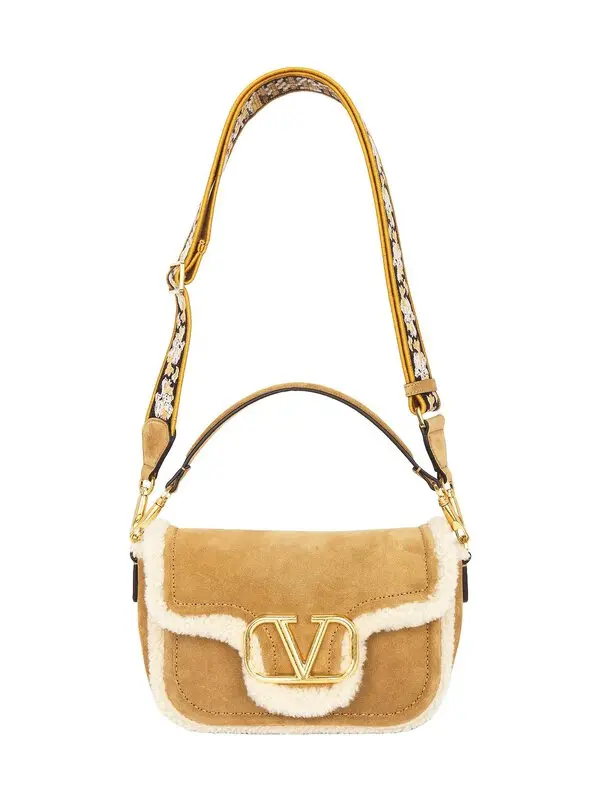 Valentino Garavani Alltime Apres L'hiver Shoulder Bag - Havana Beige  Dark Beige  & Multicolor