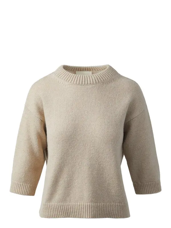 WAKAKUU Top Apex Wool Cashmere - Oyster