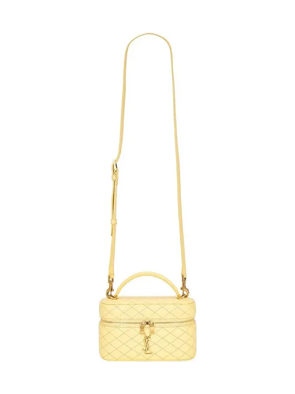 Saint Laurent Gaby Vanity Bag - Soft Lemon