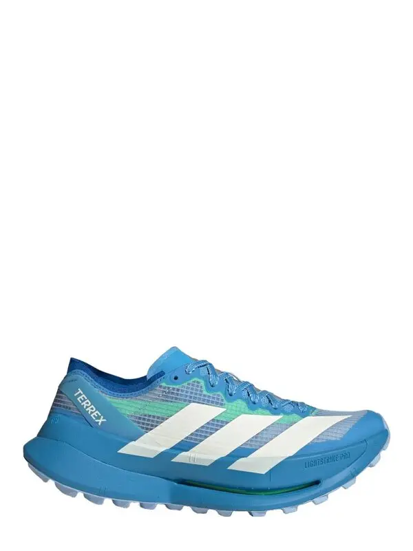 Adidas Terrex Agravic Speed Ultra 2 Trail Running Shoes - Blue Burst / Off White / Lime Burst