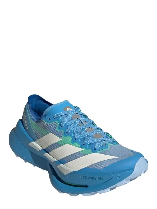 Adidas Terrex Agravic Speed Ultra 2 Trail Running Shoes - Blue Burst / Off White / Lime Burst