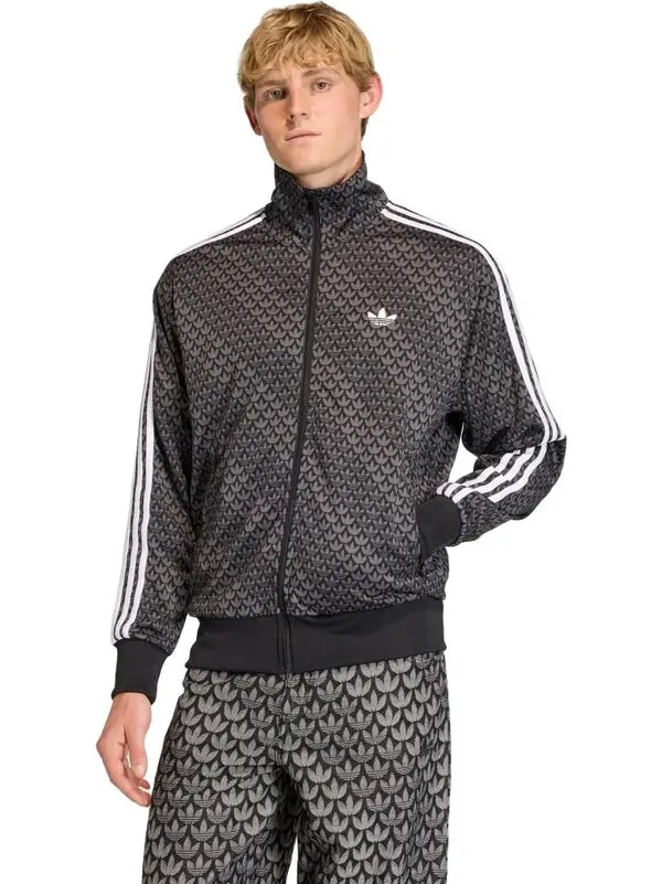 Adidas Firebird Loose Monogram Track Top - Black