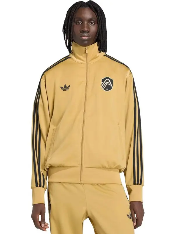 Adidas St. Louis City Sc Originals Track Top - Golden Beige / Black