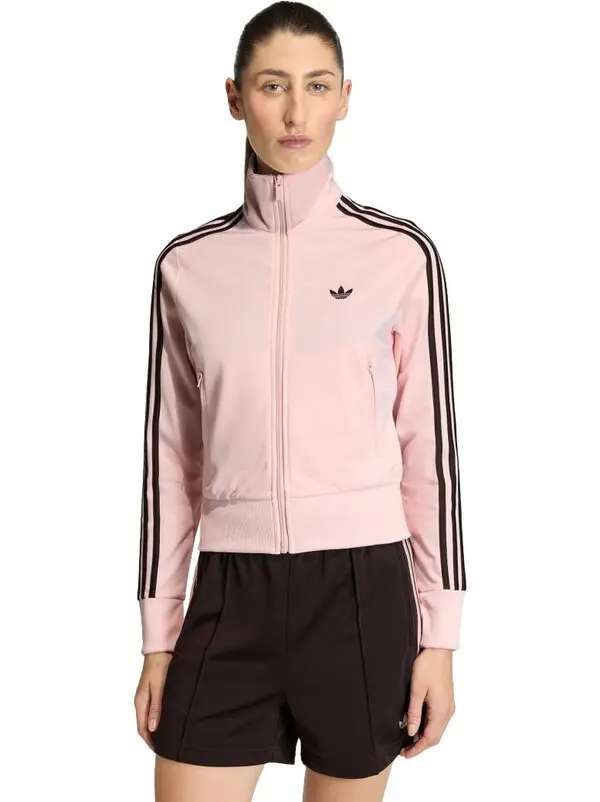 Adidas Firebird Classic Track Top - Sandy Pink / Aurora Coffee