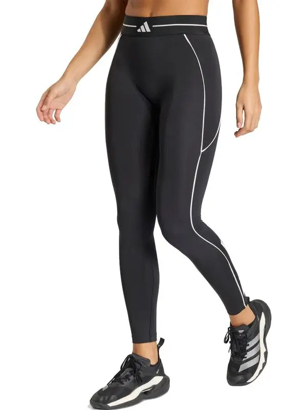 Adidas Hyperglam 3-stripes Full Length Leggings - Black