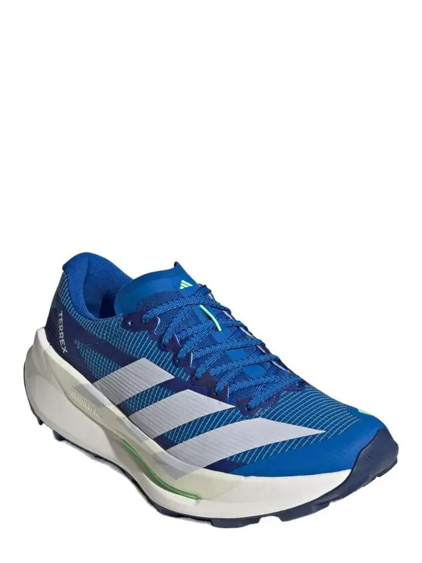 Adidas Terrex Agravic Tt Trail Running Shoes - Blue / Dash Grey / Lime Burst