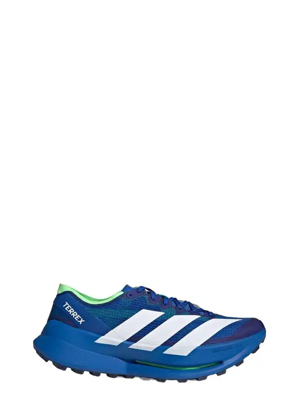 Adidas Terrex Agravic Speed Ultra 2 Trail Running Shoes - Blue / Cloud White / Lime Burst