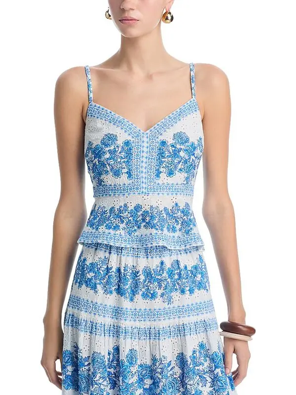Aqua Boarder Top - Sky Blue