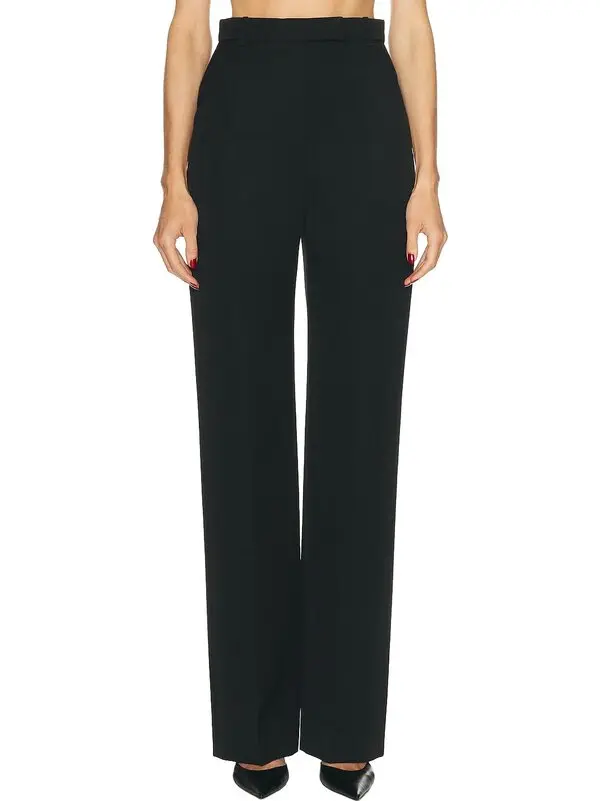 Alexander McQueen Skinny Straight Trouser - Black