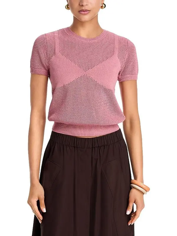Steve Madden Blakelee Sweater Top - French Rose