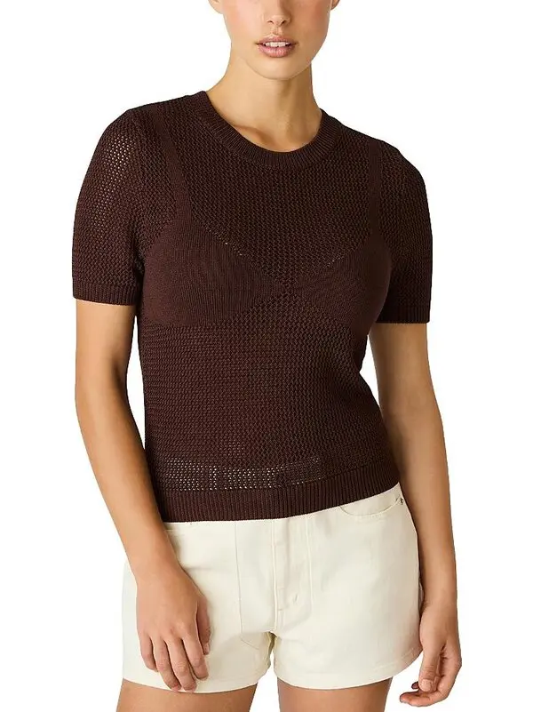 Steve Madden Blakelee Sweater Top - Walnut