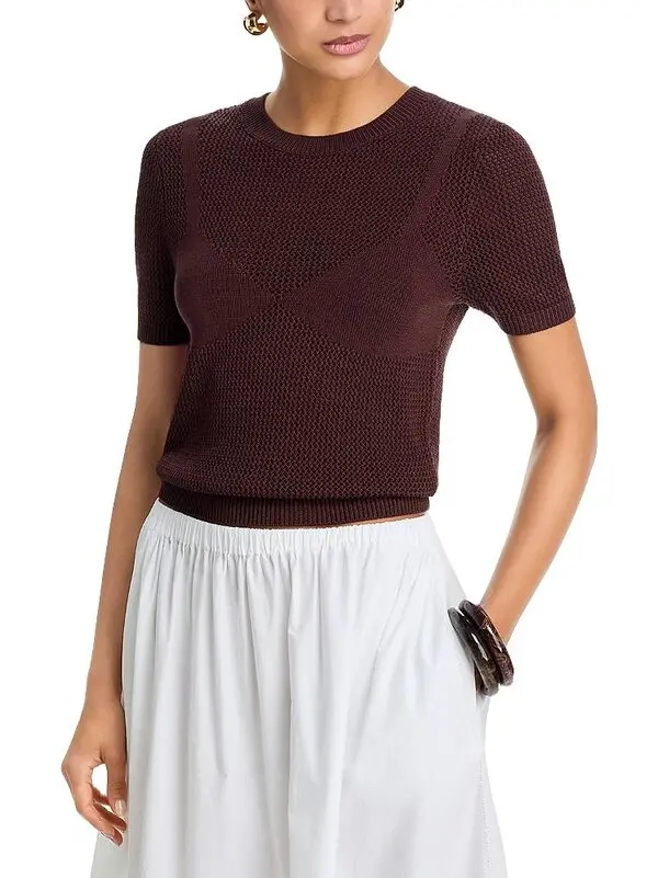 Steve Madden Blakelee Sweater Top - Walnut