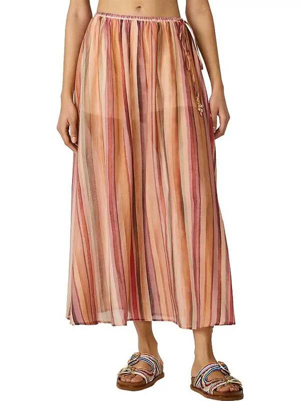 Steve Madden Shilloh Striped Skirt - Strip Multi